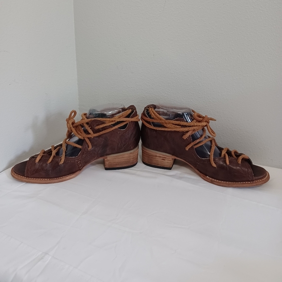 Freebird by Steven | Shoes | Freebird Steven Peace Laceup Boho Heel ...